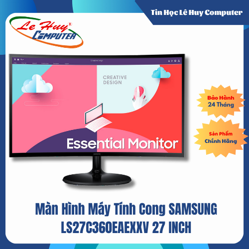 Màn Hình Máy Tính Cong SAMSUNG LS27C360EAEXXV 27 INCH | Shopee Việt Nam