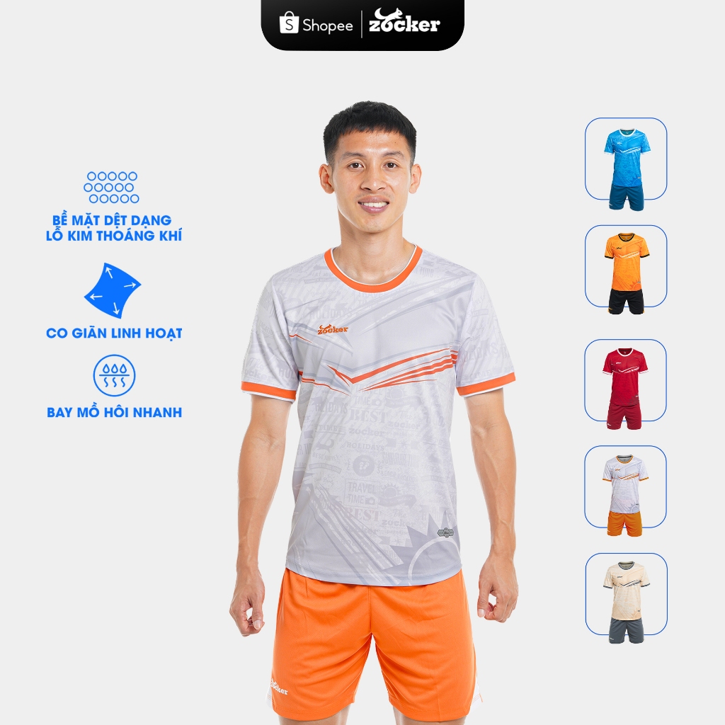 Quấn Áo Bóng Đá Zocker, Bộ Quấn Áo Đá Banh Zocker Winner Energy Màu ...