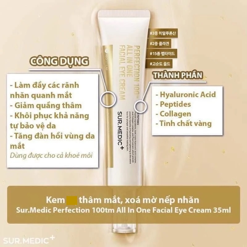 Kem mắt Sur.Medic+ Perfection 100tm SurMedic All In One Facial Eye ...