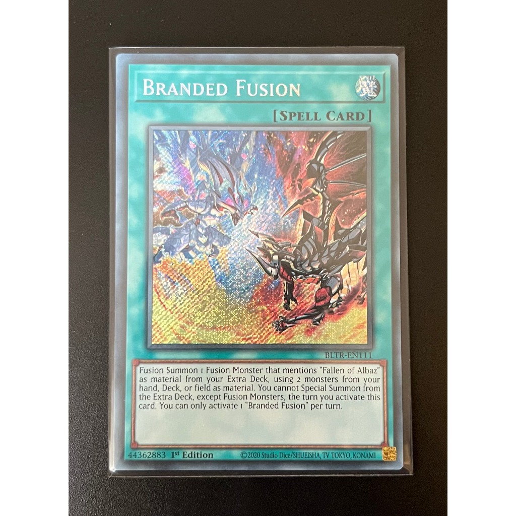 [Thẻ bài Yugioh] - [TCG-UK] - BLTR-EN111 - Branded Fusion - Secret Rare ...