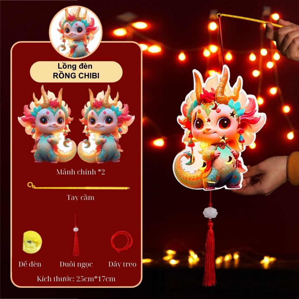 Lồng Đèn Trung Thu Hot trend, Lồng Đèn Thỏ Ngọc, Cá Chép, Rồng Vàng Mẫu ...