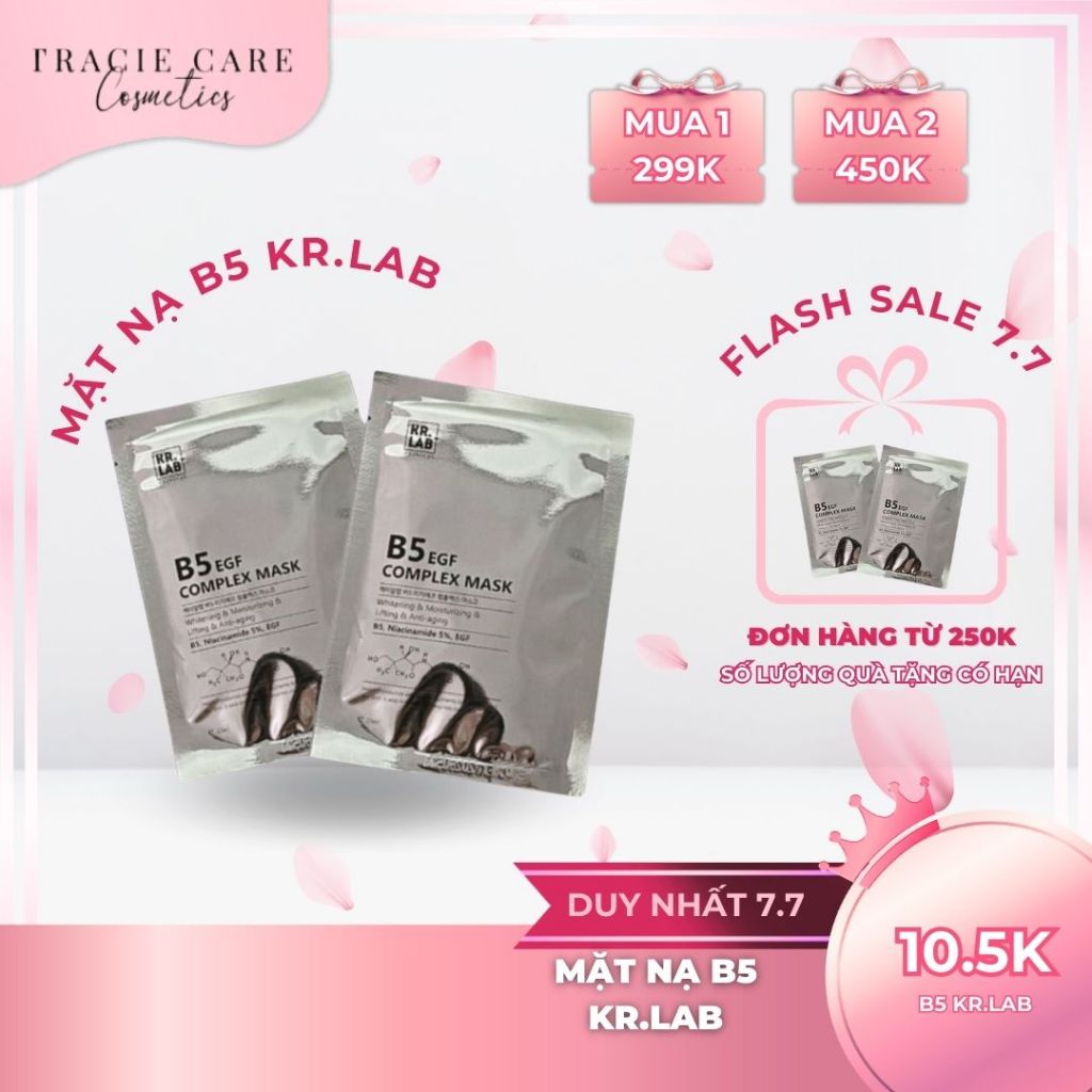 Mặt Nạ B5 Kr Lab, Mặt Nạ Giấy B5 EFG Complex Mask Cấp Ẩm Phục Hồi Tái ...