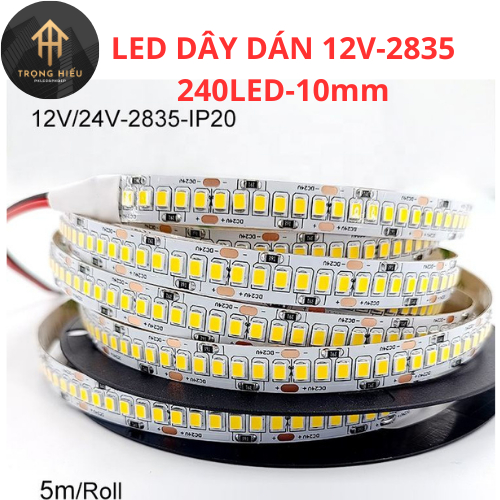 LED dây dán siêu sáng 12V-240led-10mm | Shopee Việt Nam