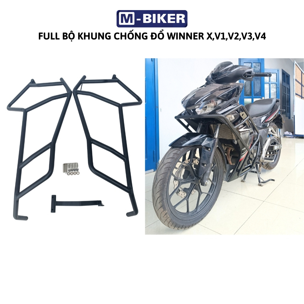 Khung chống đổ winner x,v1,v2,v3,v4 hàng chính hãng mbiker | Shopee ...