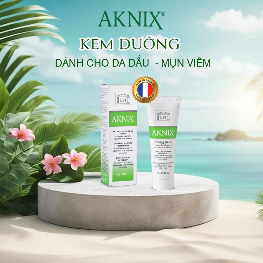 Kem Dưỡng Da Dầu Mụn Viêm AKNIX INTENSIVE GLOBAL CARE 40g | Shopee Việt Nam