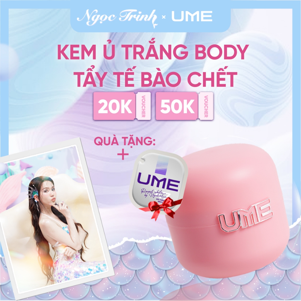 Kem Ủ trắng body, Kem Ủ UME hỗ trợ trắng da, loại bỏ tế bào chết, tăng ...