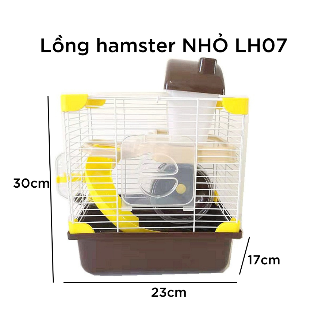 Lồng cho hamster đầy đủ phụ kiện Luna Pet LH02- Lồng nuôi hamster 2 ...