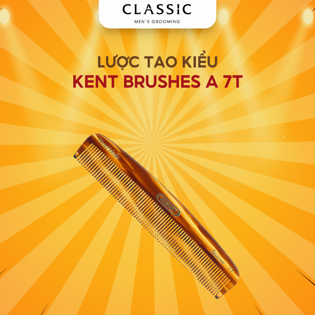 Lược Chải Tóc Kent Brushes All Fine Hair Comb – A 7T | Shopee Việt Nam