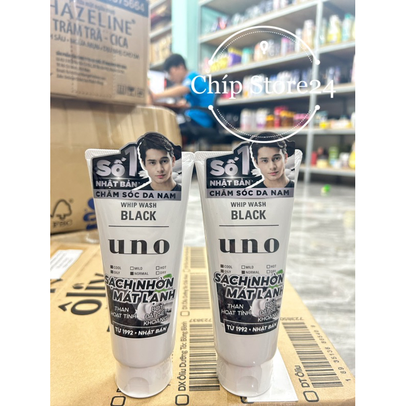 Sữa Rửa Mặt Uno tạo bọt sạch nhờn dành cho nam 130g | Shopee Việt Nam