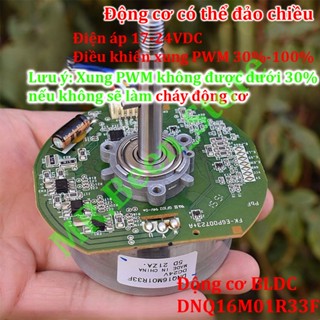 Động cơ không chổi than BLDC chế quạt Nidec 17-24V 55W, động cơ đảo ...