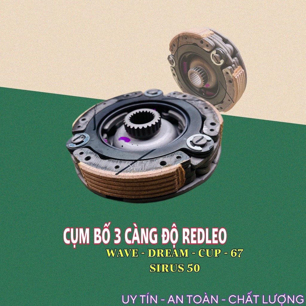 Cụm bố ba càng REDLEO cho xe Wave, Dream, Cub, 67 chính hãng | Shopee ...