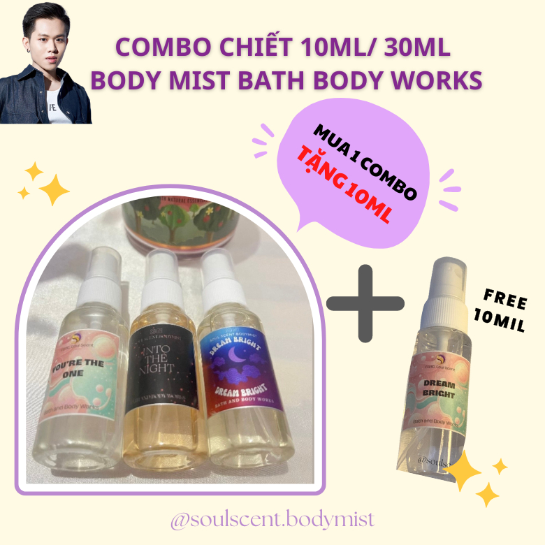 [MUA 1 TẶNG 1] Combo chiết Body mist xịt thơm cơ thể Bath & Body Works ...