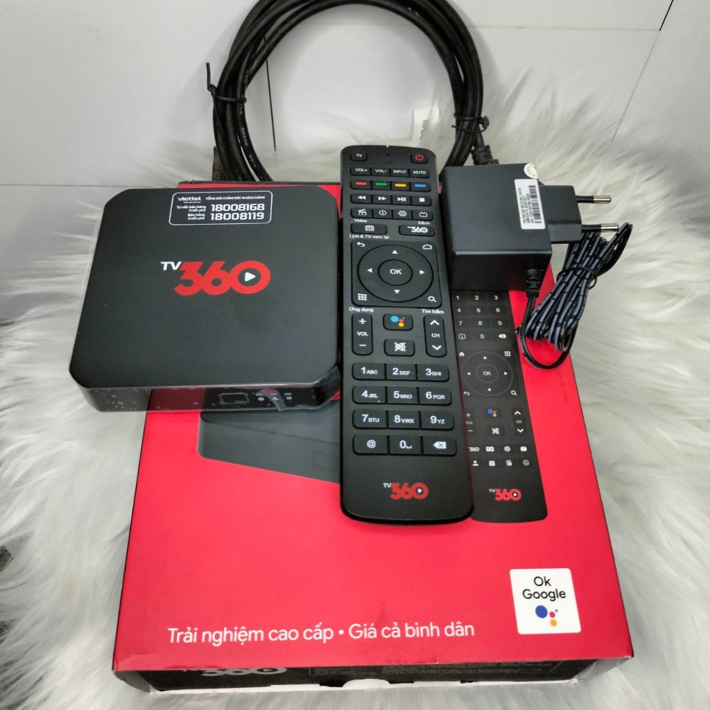 [MỚI FULL BOX] Tivi box 360 Viettel up ROM ATV - Xem truyền hình, bóng ...