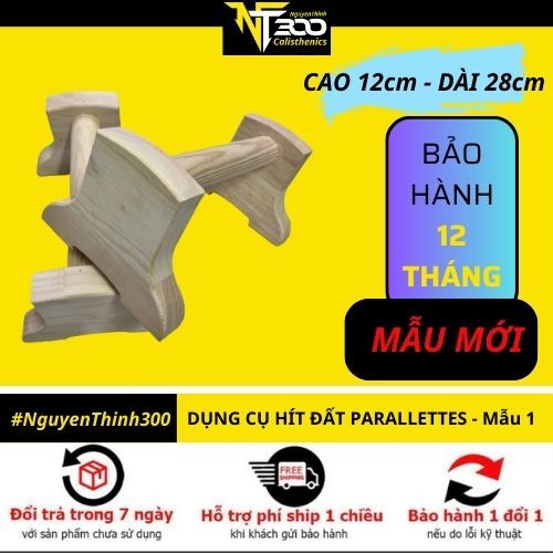 [Nguyenthinh300] - Parallettes gỗ, Para gỗ, Parallels, Paralet gỗ ...