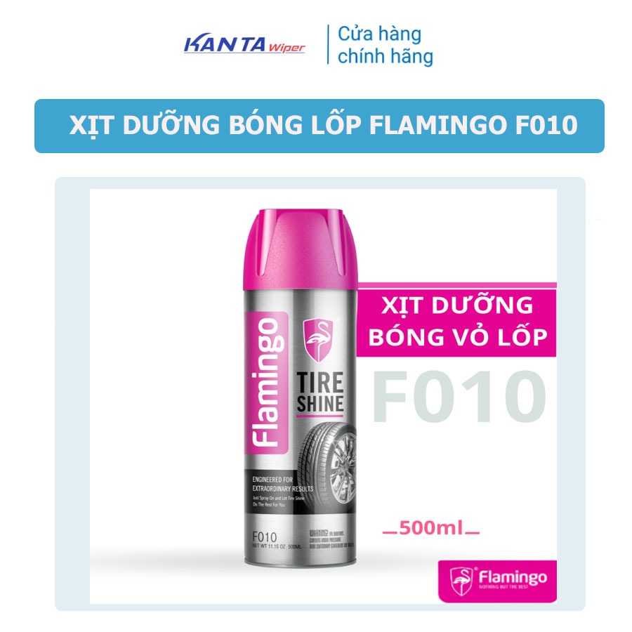 [CHÍNH HÃNG] - Flamingo F010 Xịt Dưỡng Bóng Vỏ Lốp Ô Tô - Phục Hồi Nhựa ...