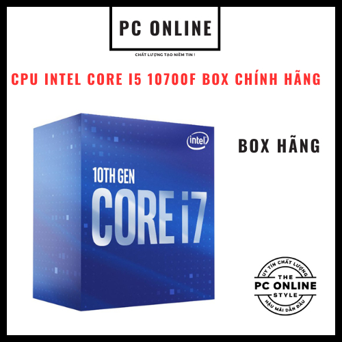 CPU Intel Core i7-10700F (2.9GHz turbo up to 4.8GHz, 8 nhân 16 luồng ...
