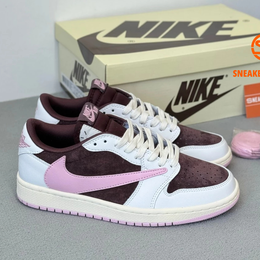 Giày Jordan 1 Low Travis Scott Dark Pony / Brown Oxford - Fullbox Bản ...