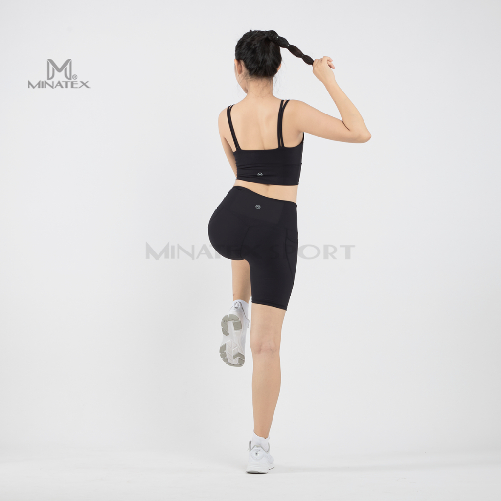 Đồ tập gym yoga, đồ bơi có túi ôm dáng vải thun mềm mát xịn MINATEX, áo ...
