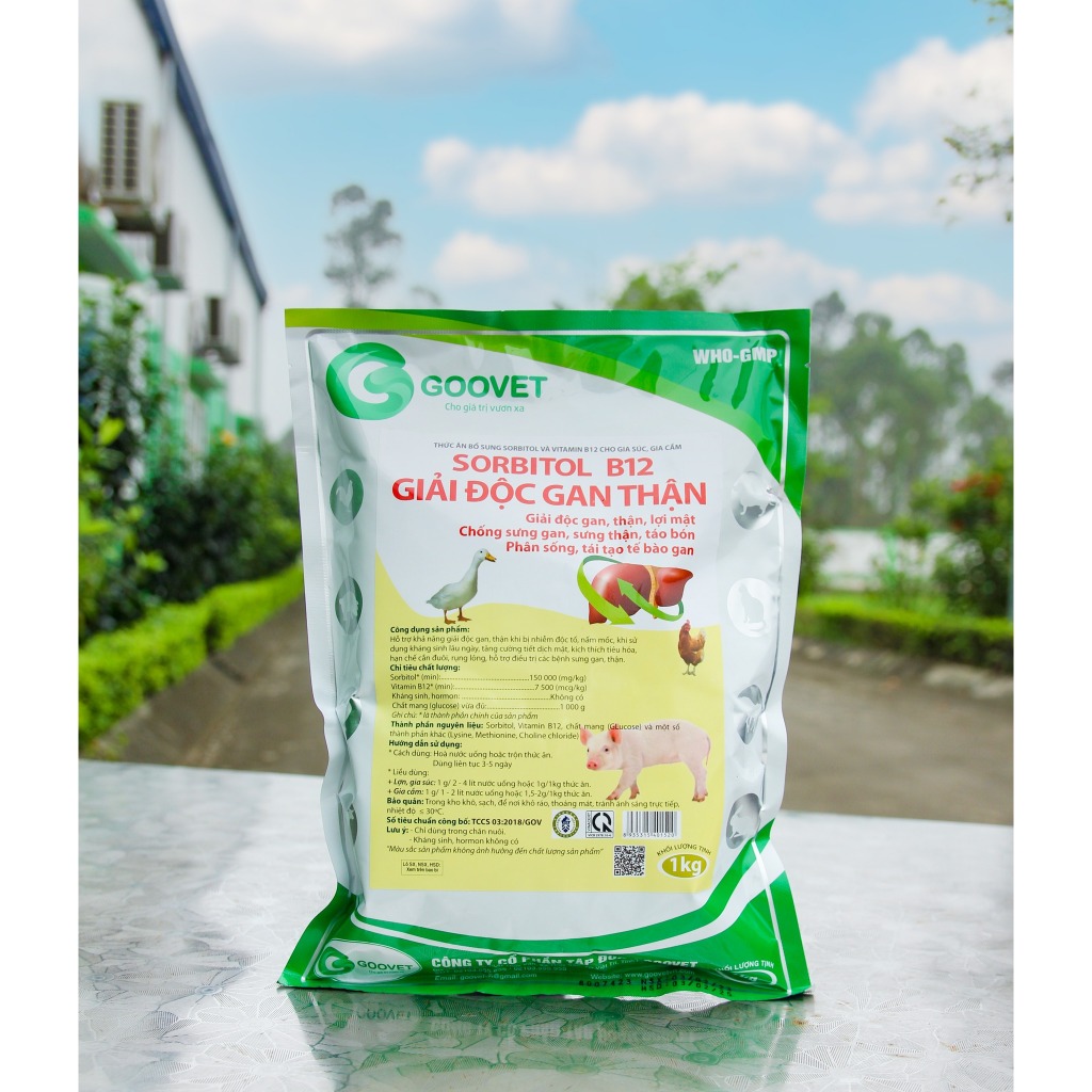 SORBITOL B12 – 1kg – GOOVET - GIẢI ĐỘC GAN ,THẬN, CHỐNG SƯNG GAN, SƯNG ...