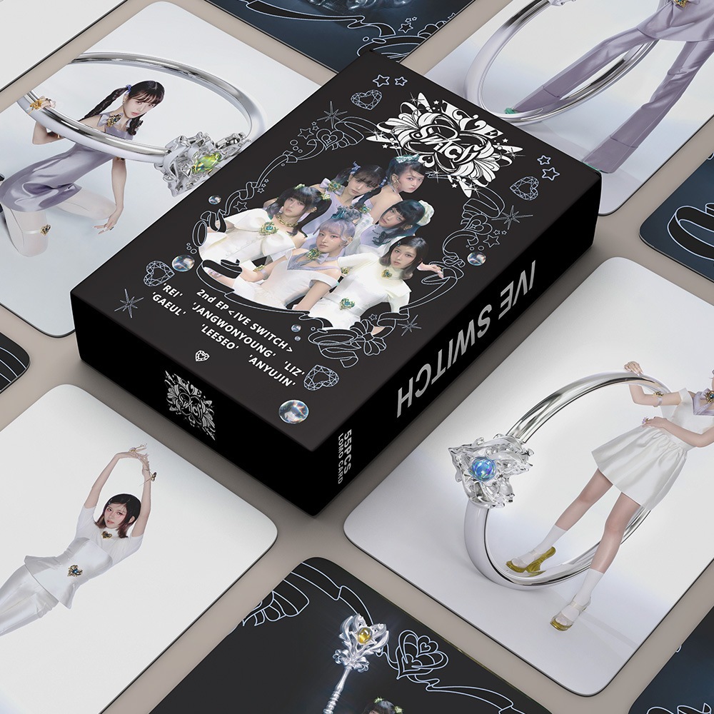 Trọn Bộ 55 Lomo Card IVE Switch 2024 Bo Góc | Shopee Việt Nam