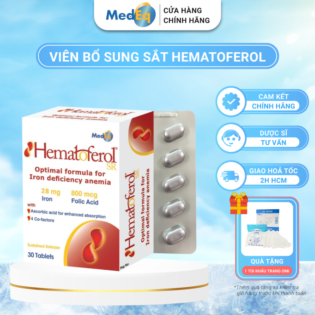 Sắt Hữu Cơ Cho Bà Bầu & Mẹ Sau Sinh Hematoferol SR Giúp Mẹ Và Bé Phát ...