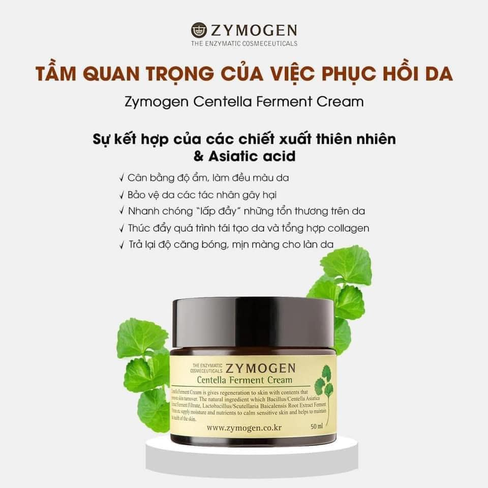 Kem dưỡng ZYMOGEN Centella Ferment Cream 50ml | Shopee Việt Nam