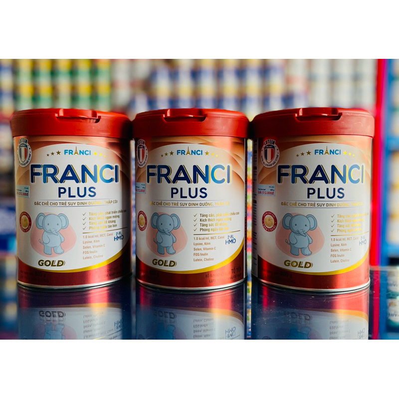 Sữa Bột Franci Plus Tăng cân khỏe mạnh (800g) | Shopee Việt Nam