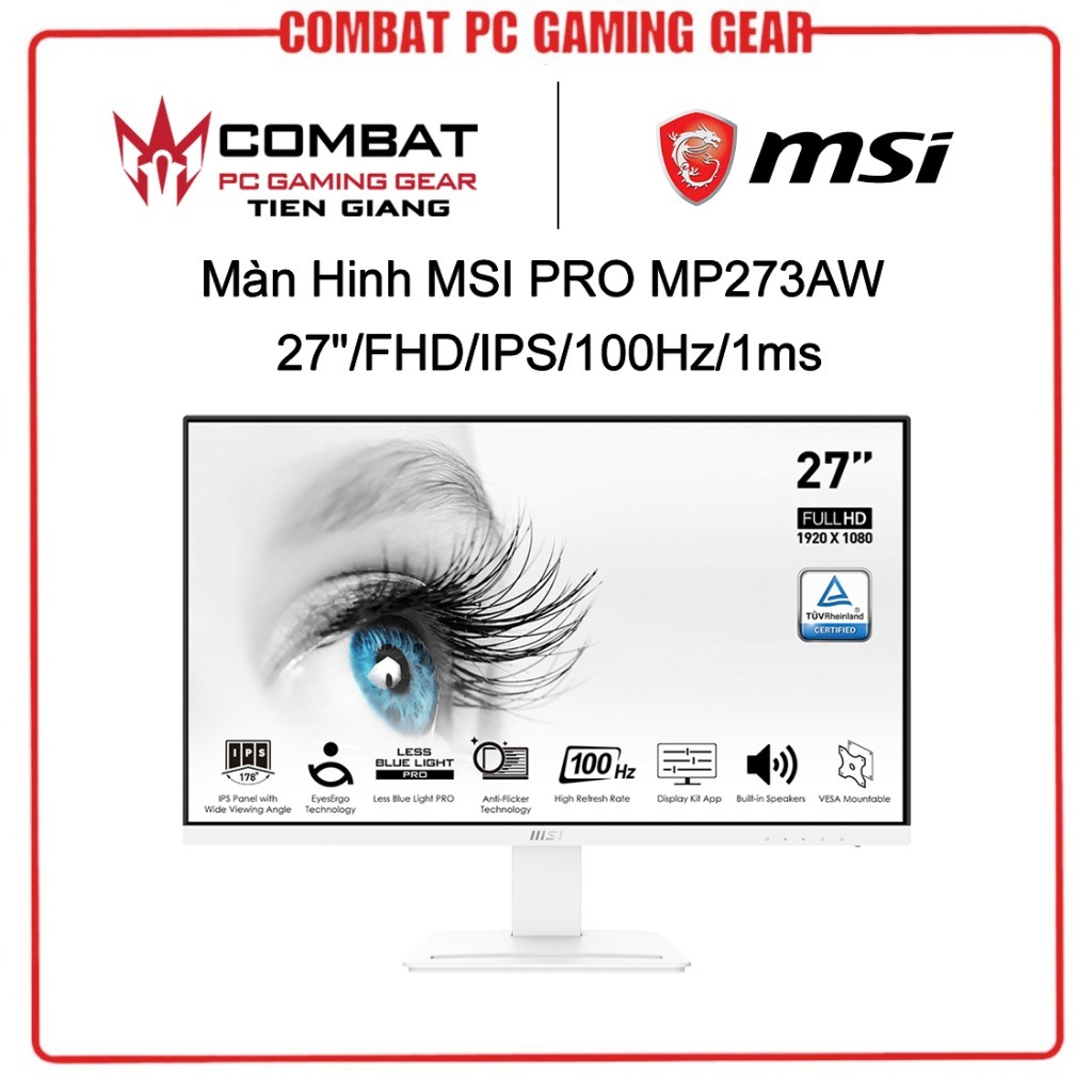 Màn Hinh MSI PRO MP273AW 27" FHD/IPS/100Hz/1ms Hàng Chính Hãng | Shopee ...