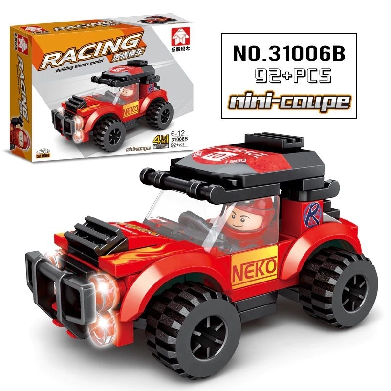 Mô hình lắp ráp xe đua (Racing Building Blocks Model) | Shopee Việt Nam