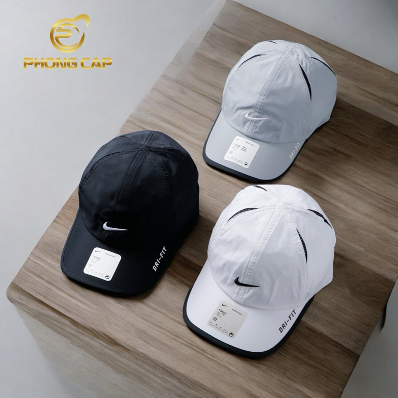 Mũ lưỡi trai thể thao Ni.ke DRI-FIT Unisex 595510 hàng xuất , nón Tennis nam nữ vải dù Hàn Quốc ...