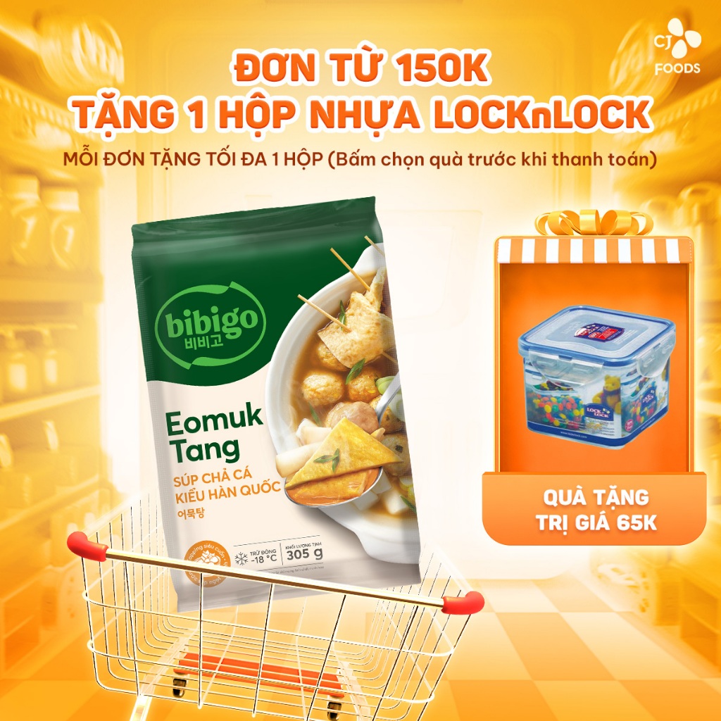 [Đơn 150k tặng Lock&Lock] Súp Chả cá Hàn Quốc Eomuk Tang Ohya 305g (đầy ...