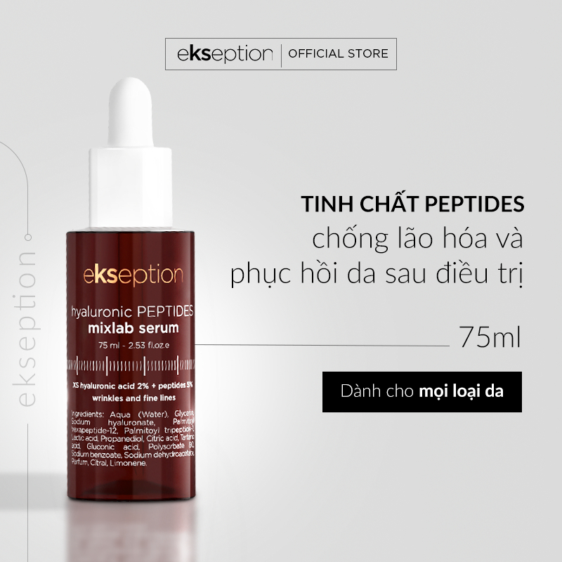 Serum Dưỡng Ẩm Và Giảm Nếp Nhăn Ekseption Hyaluronic Peptides Mixlab ...