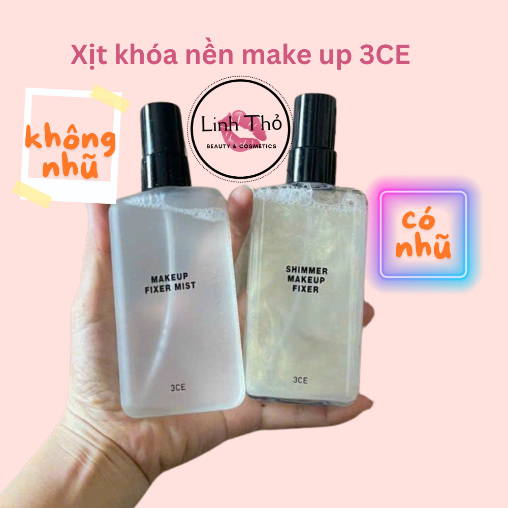 [AUTH-HIDDEN TAG] Xịt Khoá Nền Make Up 3CE Fixer - Shimmer Makeup 95ml | Shopee Việt Nam