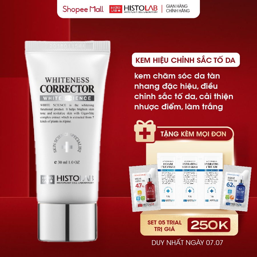 Kem Làm Trắng Da HISTOLAB Whiteness Corrector 50ml - Điều Chỉnh Cải Thiện Sắc Tố Da , Giảm Tàn ...