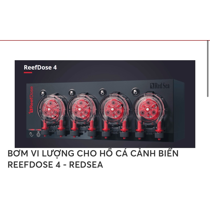 Dose BƠM VI LƯỢNG CHO HỒ CÁ CẢNH BIỂN REEFDOSE 2-4 - REDSEA dosing | Shopee Việt Nam
