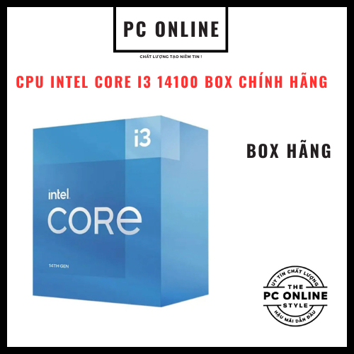 CPU Intel Core i3 14100 Box công ty | 4.7 GHz, 4 Cores 8 Threads ...