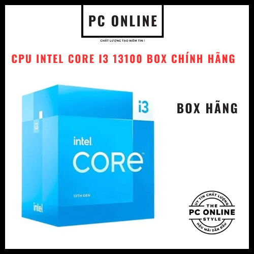 CPU Intel Core I3 13100 | LGA1700, Turbo 4.50 GHz, 4C/8T, 12MB, Box ...