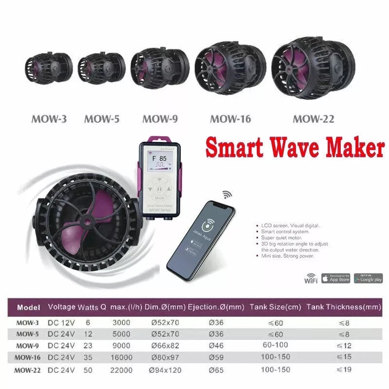 Máy Tạo Sóng Jebao MOW-3 , MOW-5 , MOW-9 , MOW-16 cho bể cá nước mặn, bể san hô | Shopee Việt Nam