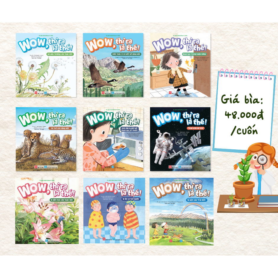 Sách - Combo 9 tập Wow, thì ra là thế - Đinh Tị Books | Shopee Việt Nam