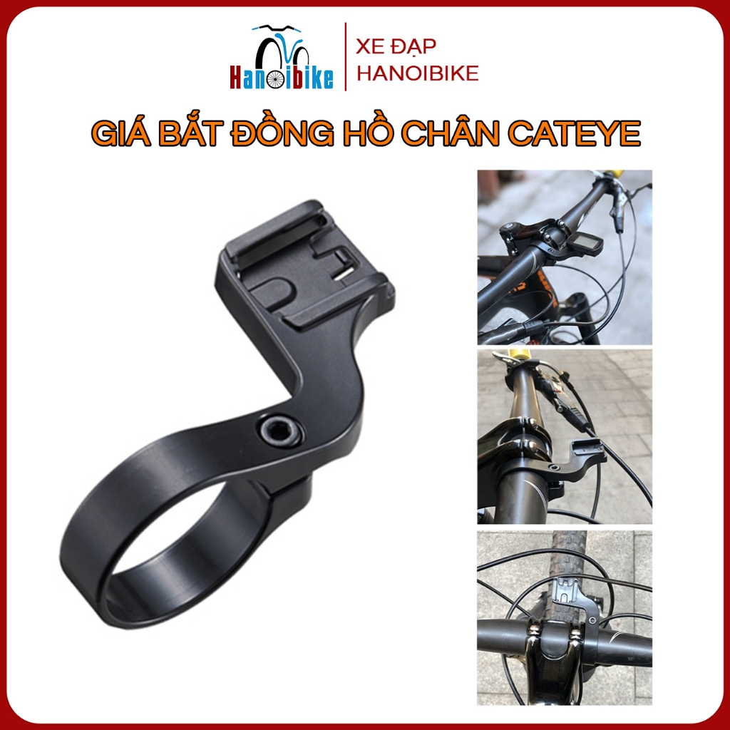 Giá bắt đồng hồ Cateye gắn trước potang cho xe đạp | Shopee Việt Nam