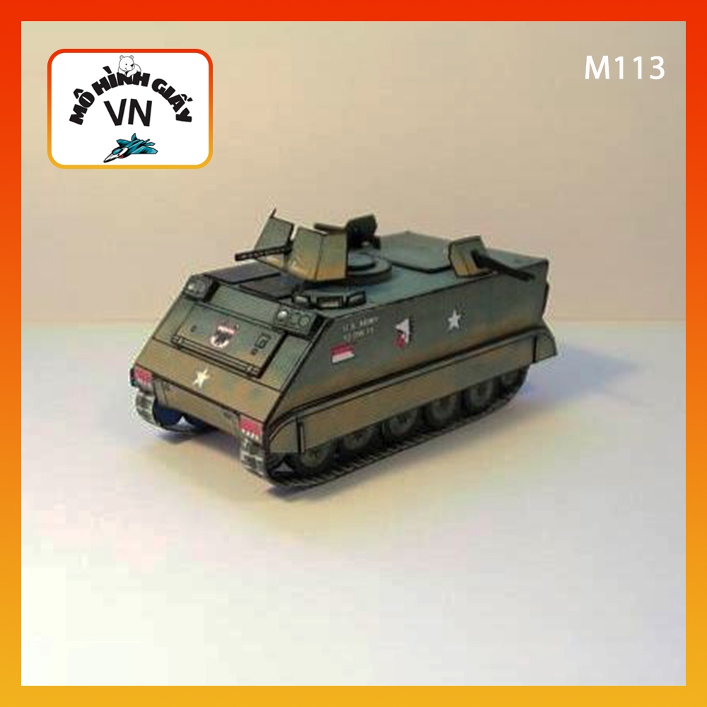 Mô Hình Giấy Lắp Ráp Xe Bọc Thép M113 Bản Đơn Giản | Shopee Việt Nam