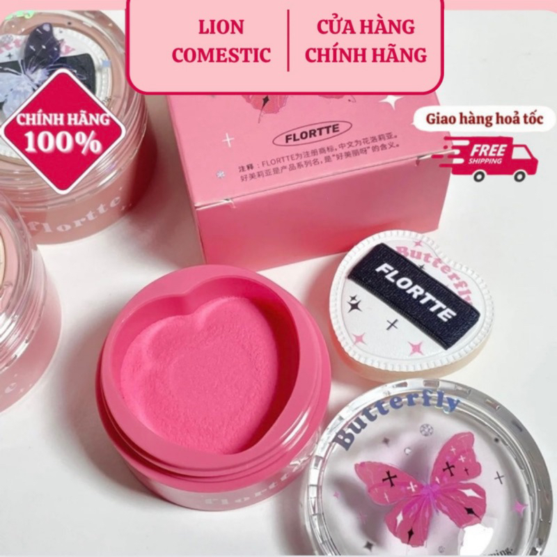 [FLORTTE] Phấn Má Hồng Dạng Kem Flortte Butterfly Airy Cream 6g ...