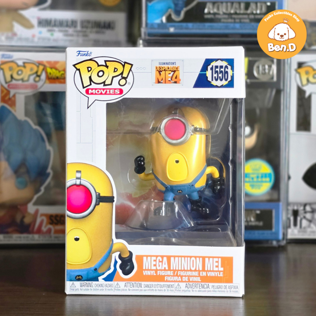 Mô hình chính hãng Funko Pop! Movies: Despicable Me 4 - Mega Minion Mel ...
