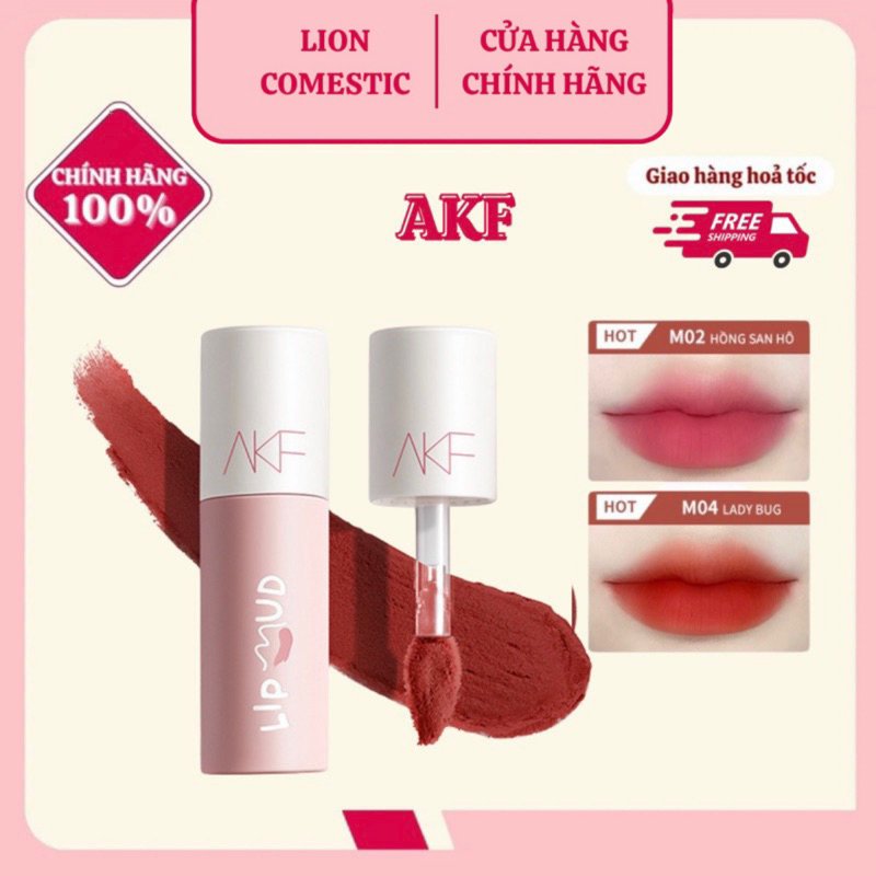 AKF - Son Kem Lì AKF Mềm Mịn Như Nhung Không Lộ Vân Môi Lâu Trôi ( 3g ...