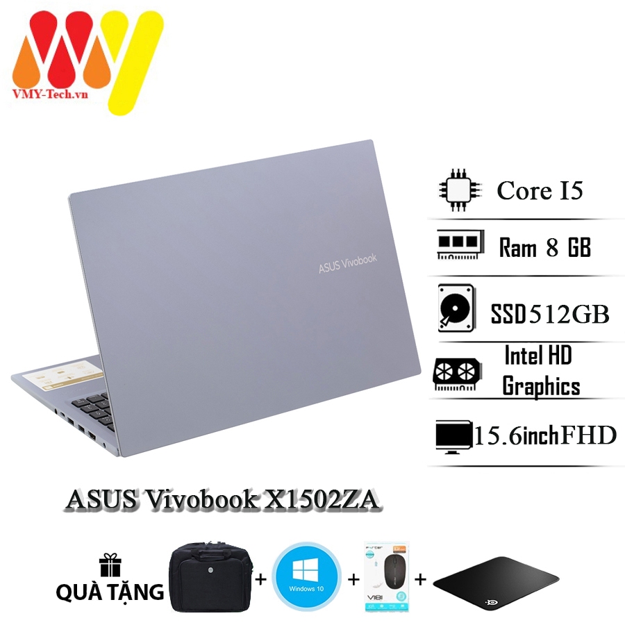Laptop ASUS Vivobook X1502ZA, Core i5-1240P, Ram 8GB, SSD 512GB, 15 ...