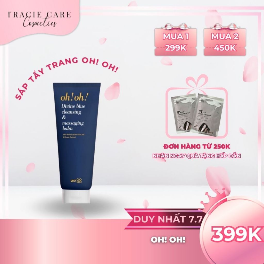 Sáp Tẩy Trang Oh!oh! Divine Blue Cleansing & Massaging Balm (150ml ...