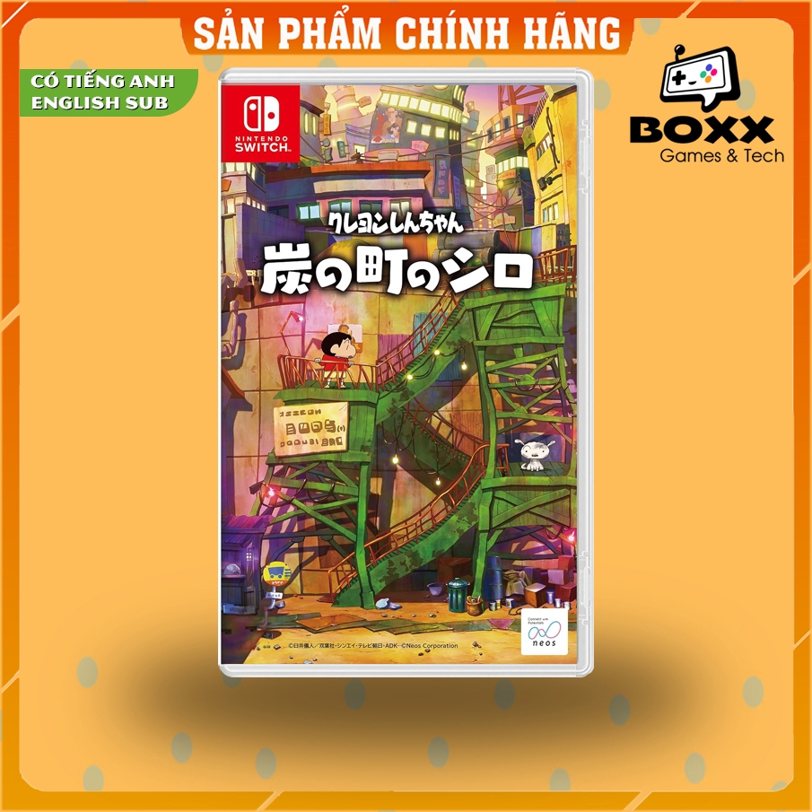 Băng Game Crayon Shin-Chan Shiro of Coal Town Nintendo Switch | Shopee ...