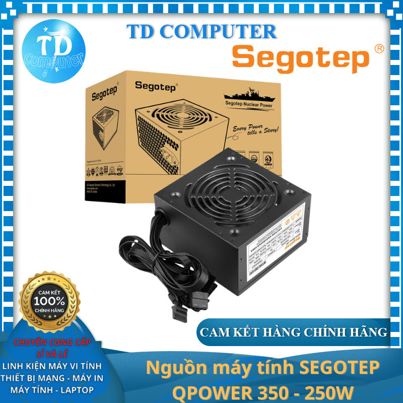 Nguồn máy tính SEGOTEP QPOWER 350 - 250W - Hàng chính hãng | Shopee Việt Nam