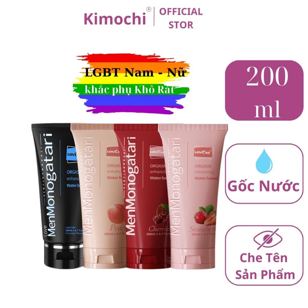 Gel bôi trơn LOVE Monogatari, gel bôi trơn hậu môn gốc nước tăng khoái ...
