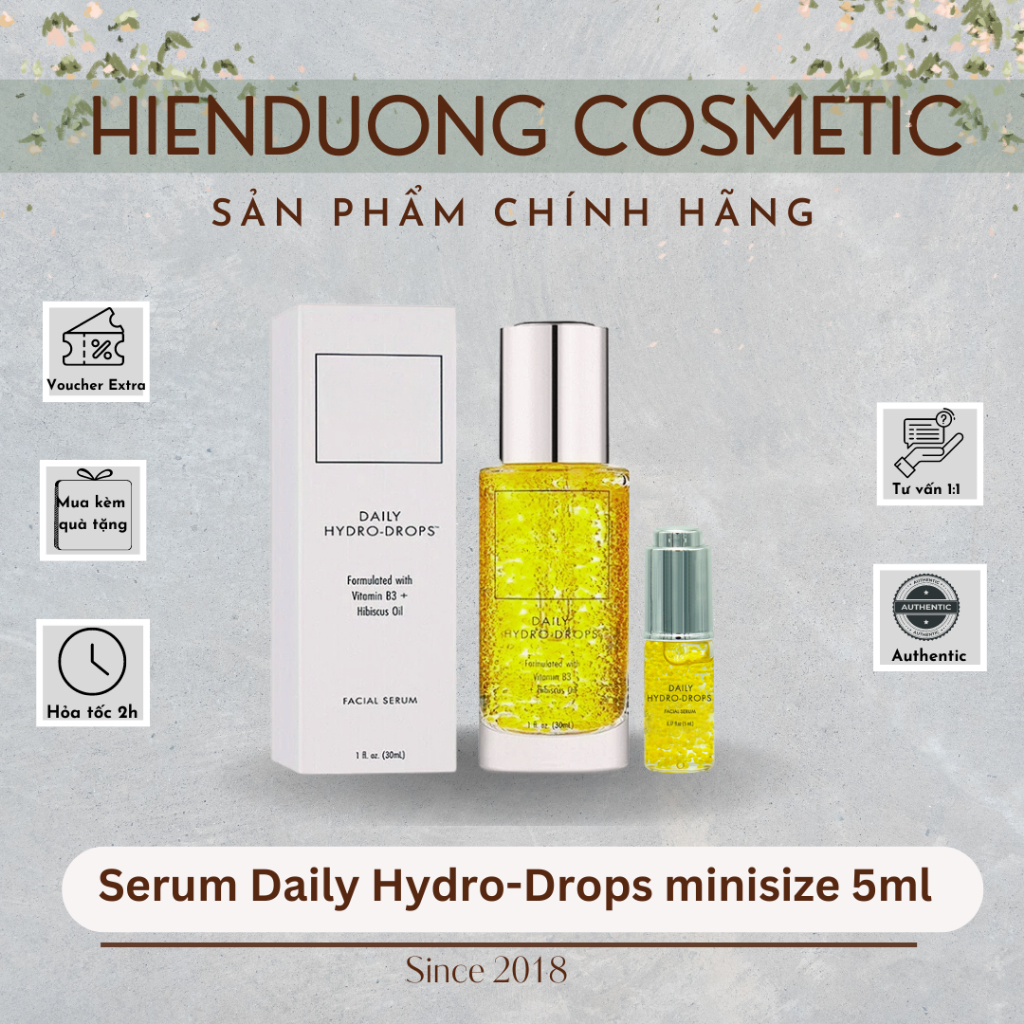 Serum B3 Daily Hydro Drops minisize 5ml | Shopee Việt Nam